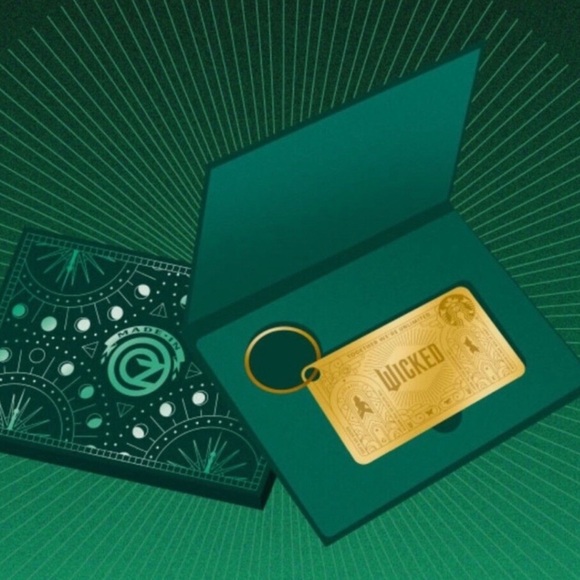 Starbucks | Holiday | Limited Edition Wicked Starbucks Gold Gift Card ...